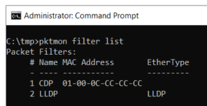 PKTMON part 7: view CDP and LLDP on the Windows command line – RICKARD NOBEL AB