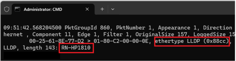 PKTMON part 7: view CDP and LLDP on the Windows command line – RICKARD ...